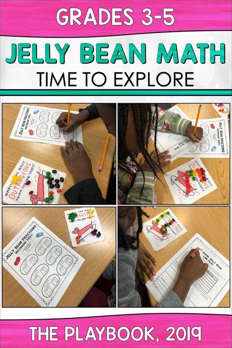 Jelly Bean Math Fractions And Line Plots Jelly Bean Math Activities