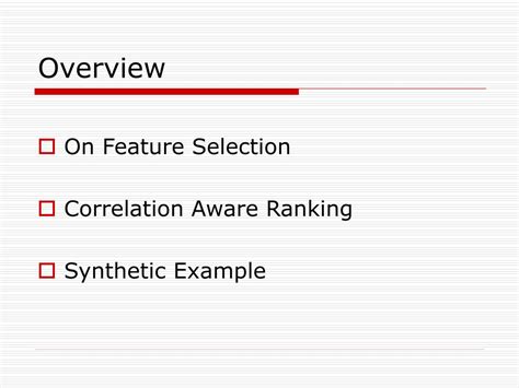 Ppt Correlation Aware Feature Selection Powerpoint Presentation Free