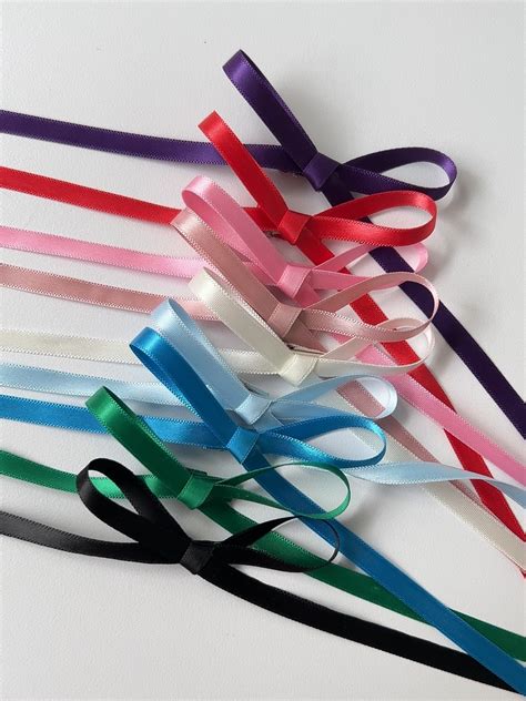 롱롱 3개 1쌍 미니 새틴 리본 머리 집게핀 포인트 헤어핀 발레코어 키치 소녀