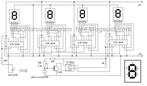 [diagram] 7 segment counter circuit diagram mydiagram online