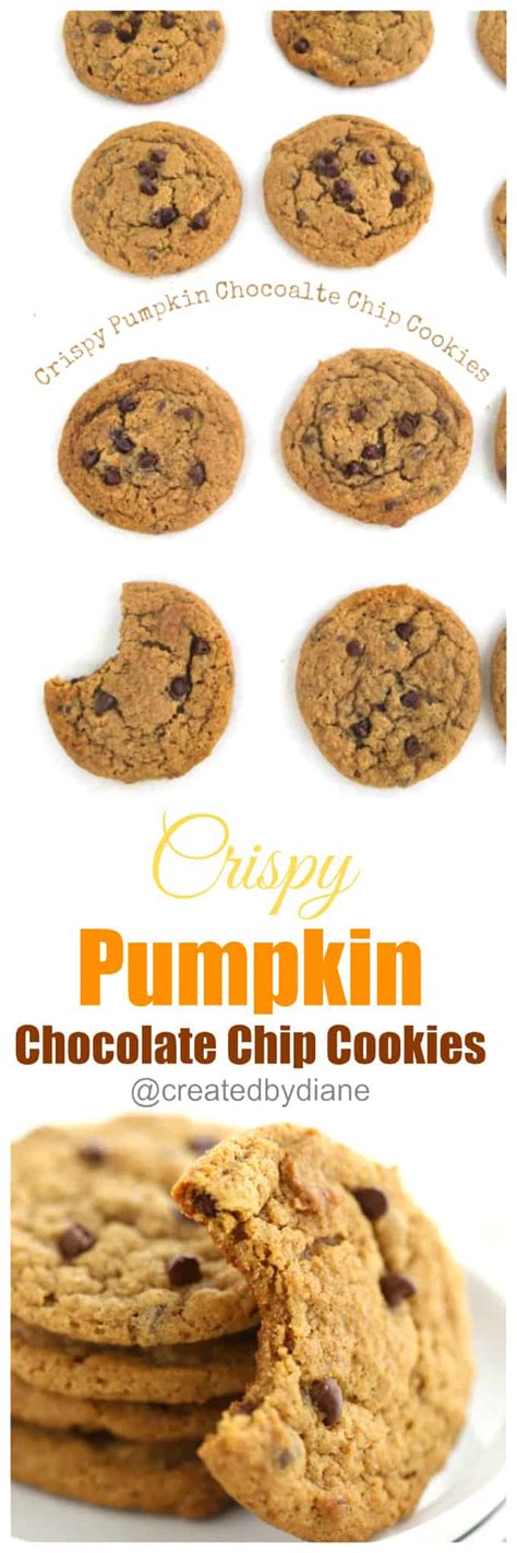 Crispy Pumpkin Chocolate Chip Cookies Created By Diane