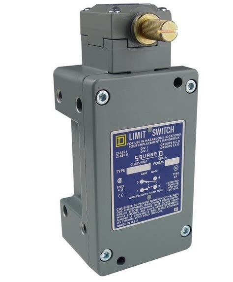 Square D Limit Switch 9007 Cr53n2 Spring Return Div 1 Class I Groups