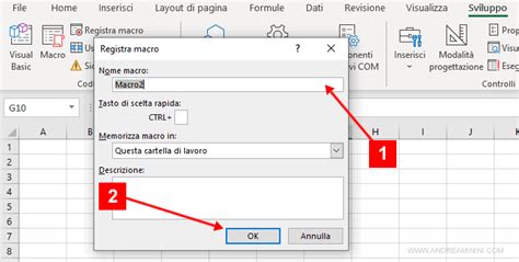Come Creare Una Macro In Excel Senza Programmare Andrea Minini