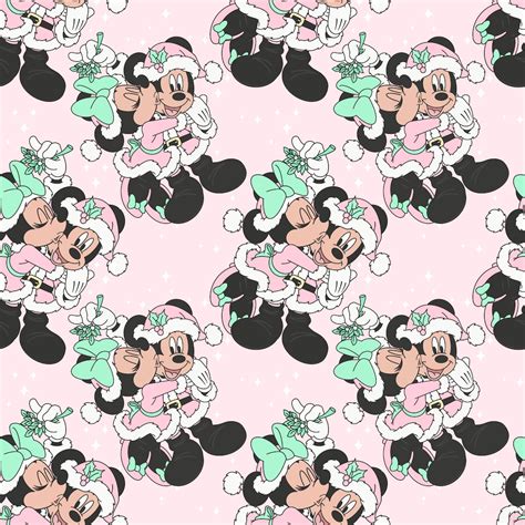 Pink And Mint Christmas Seamless Pattern Png Repeating Pattern