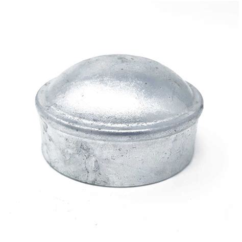 Galvanized Round Dome Fence Post Cap Fence Depot