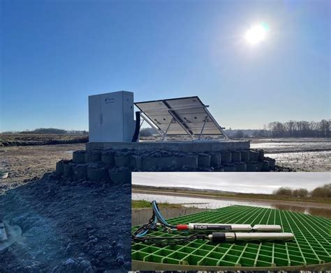 Solar Powered Water Quality Measurement System Pollution And Process