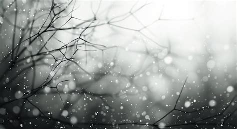 Microscopic Neurons In A Monochrome Environment With Bokeh Effect Premium Ai Generated Image