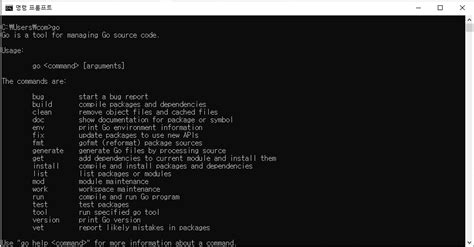 [go] golang 환경세팅