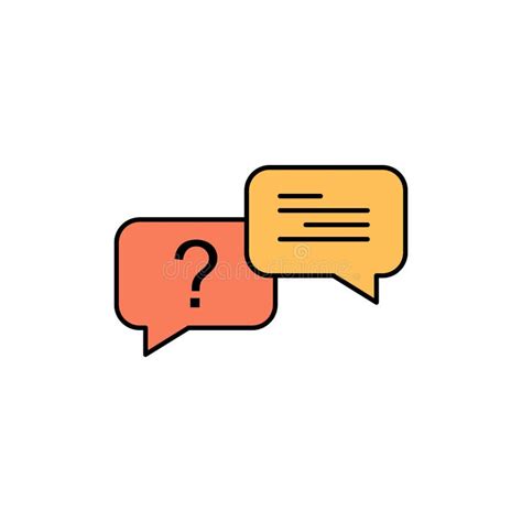 Chat Bubble Popup Message Flat Color Icon Vector Icon Banner
