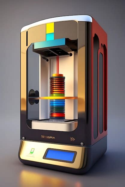 Premium Ai Image 3d Printer Concept Premium Ai Image 3d Printer Concept