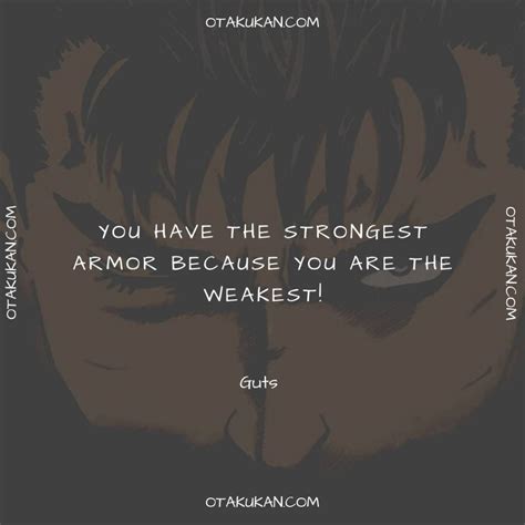 The Best Guts Quotes From Berserk Otakukan