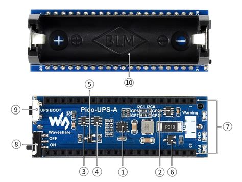 Ups Modul Für Raspberry Pi Pico Unterbrechungsfreie Stromversorgung