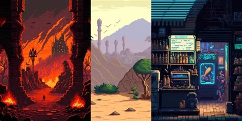 Pixel Rpg Background Environments Midjourney Prompt Promptbase