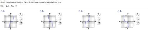 Solved Graph The Polynomial Function Factor First If The Chegg