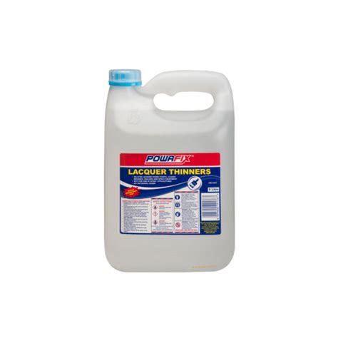 Powafix Thinners Lacquer 5lt 1up Hardware