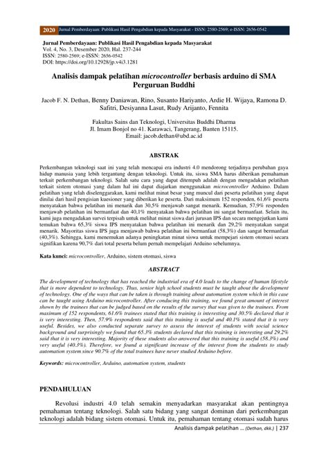pdf analisis dampak pelatihan microcontroller berbasis arduino di sma