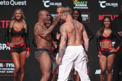 VIDEO: Mike Tyson slapped Jake Paul at their final weigh-in. Here’s why Tyson claims he did it ...