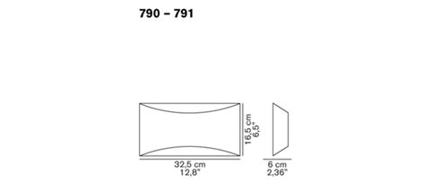 Oluce Kelly Led Wall Light With Upanddown Light Uk