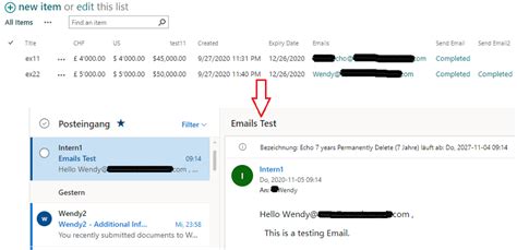 Send Email To Users From Sharepoint Custom List Field Using Sharepoint