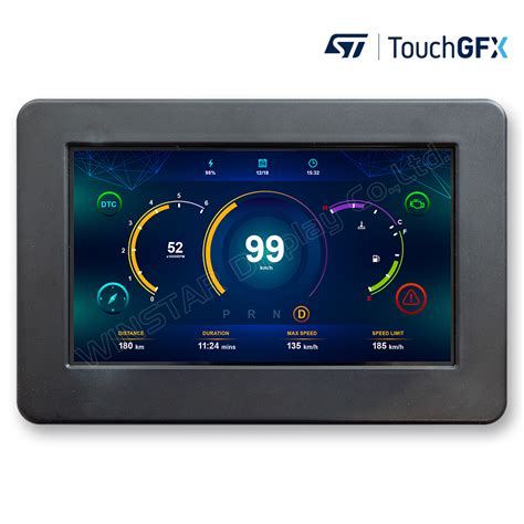 7 Inch Dustproof Capacitive Touch Smart Display With Housing Water
