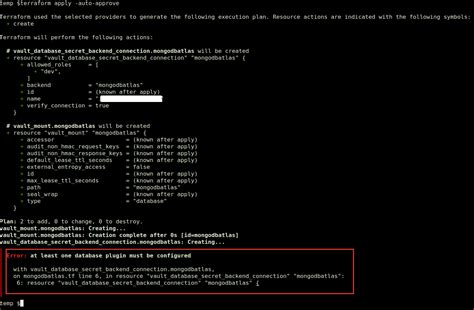 Vaultdatabasesecretbackendconnection Dont Accept Pluginname Key