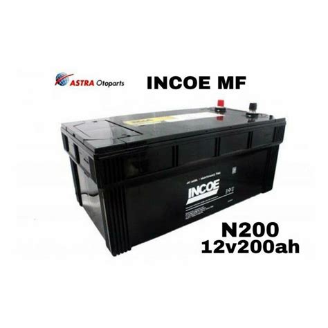 Aki Incoe Mf N200 12v 200ah Genset Kapal Alat Berat Aki Kering Lazada Indonesia
