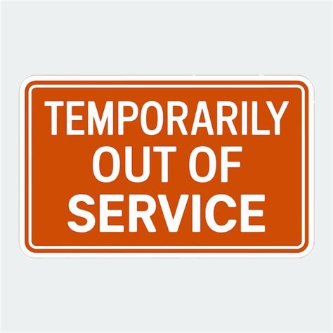 Out Of Service Logo How To Close Out A Service On Gcss Army