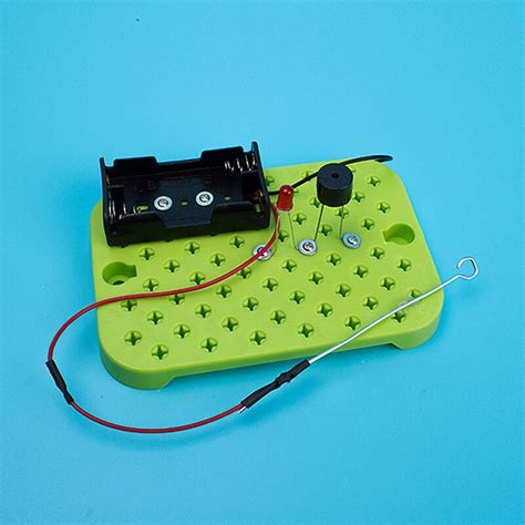 Diy 물리적 과학 실험 회로 키트 Abs 전자 부품 어린이 교육 매뉴얼 완구 무작위 컬러 학습 및 교육