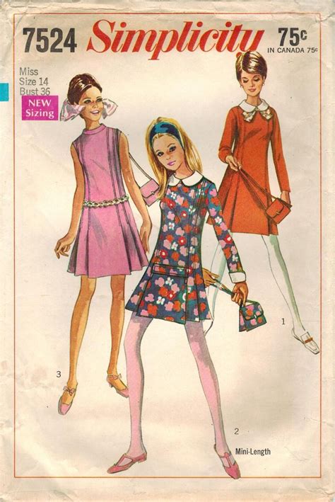 The Midvale Cottage Post March 1968 Fashion News London Swingers Simplicity Patterns Vintage