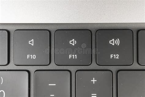 Image Shows A Laptops Function Keys F10 F11 And F12 Labeled As Sound Up Sound Muteunmute And