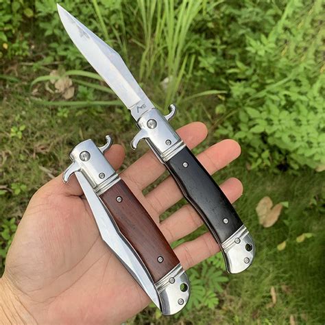 Newest Hot Akc Spring Assisted Quick Opening Folding Knives 440c Blade