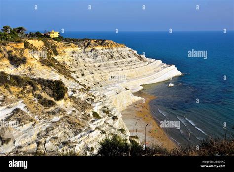 Stair Of The Turks Scala Dei Turchi Mediterranean Beach Agrigento Italy Stock Photo Alamy