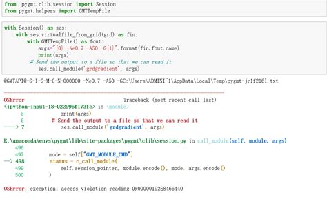 Oserror When Using Pygmtgrdimage With Shadingtrue Param · Issue 638 · Genericmappingtools