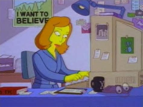 The X Files On The Simpsons