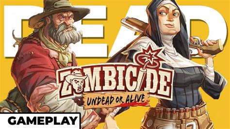 Zombicide Undead Or Alive 4 Player Gameplay With Boardgameco And