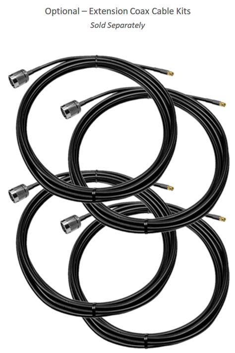 Cradlepoint Router Antenna M79 Omni Directional Mimo 4 X Cellular 4g