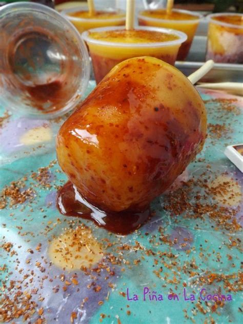 Mangonada Paletas With Mango And Chamoy Recipe Chamoy Mexican