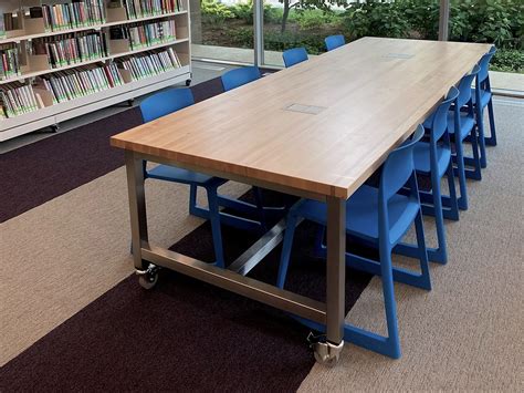 Skokie Teen Maker Classic Worktable Library Furniture International