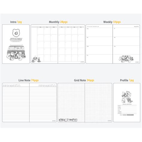 Monthly Planner Notebook