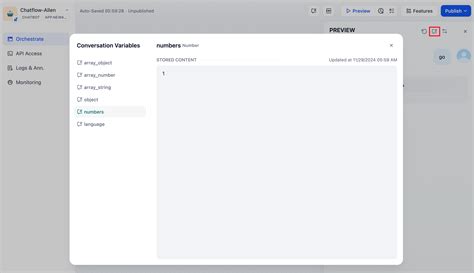 Variables Dify Docs
