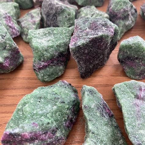 Ruby Zoisite Stone Etsy
