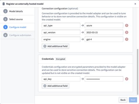 Models • Externally Hosted Models • Example Integrate An Open Ai Model