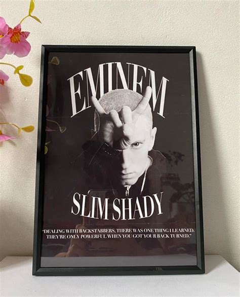 Eminem Slim Shady Album Cover Poster Ingelijst Bol
