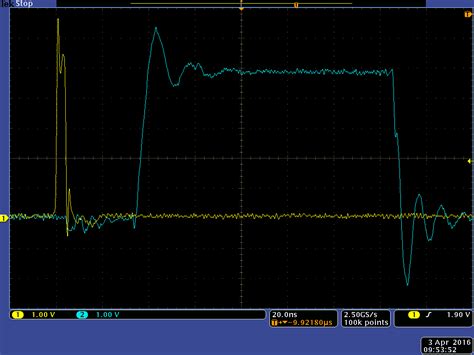 lm5113 outputs long top output pulses at narrow pulse width inputs
