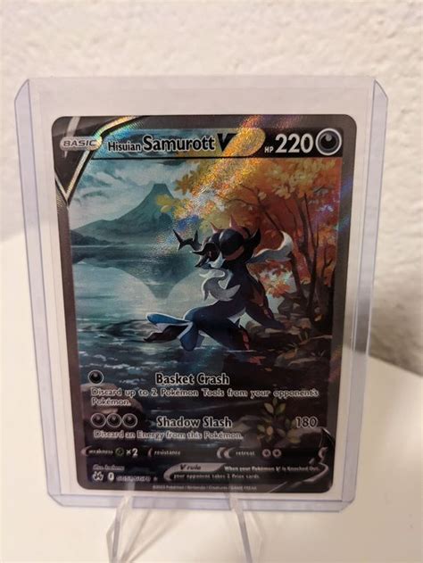 Pokemon Crown Zenith Hisuian Samurott V En Neu Gemäss