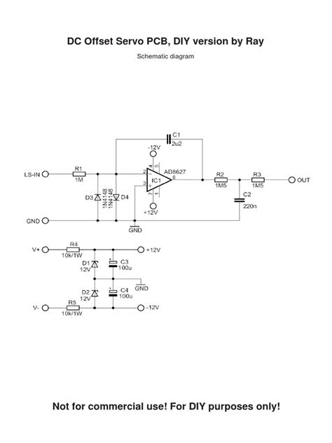 Dc Offset Servo Pcb Diy Version By Ray Schematic Diagram Pdf