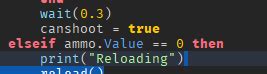 Gun Reloads Once Scripting Support Developer Forum Roblox