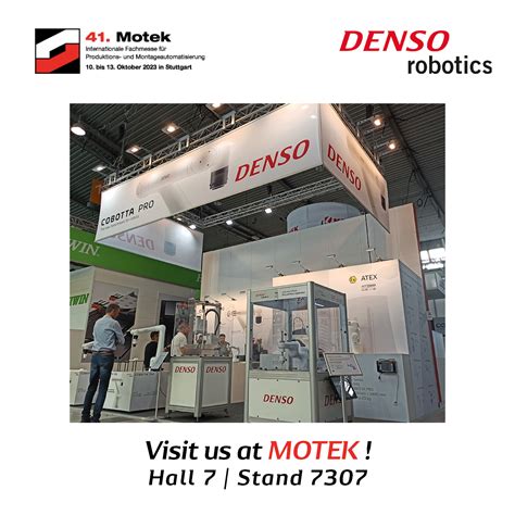 denso robotics europe on linkedin robots tradefair