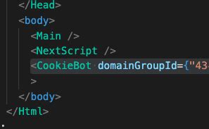 Next Js Support Issue Yeutech Lab React Cookiebot Github