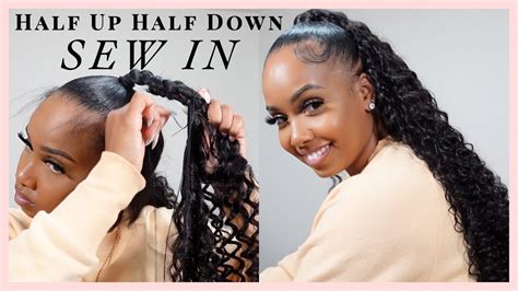 How Long Do Half Up Half Down Sew Ins Last At Joyce Collins Blog